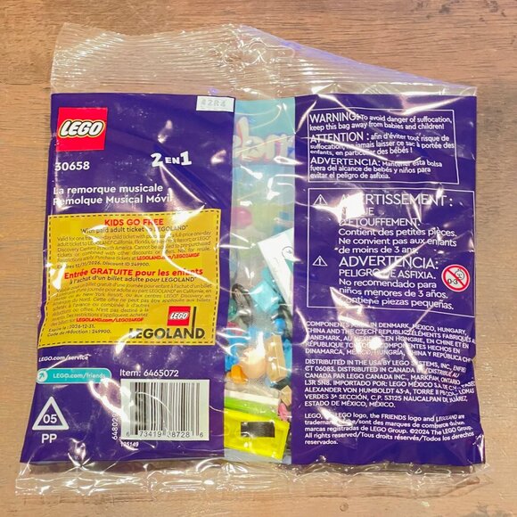 Lego | Toys | Lego Friends 3658 Mobile Music Trailer Polybag New Sealed ...